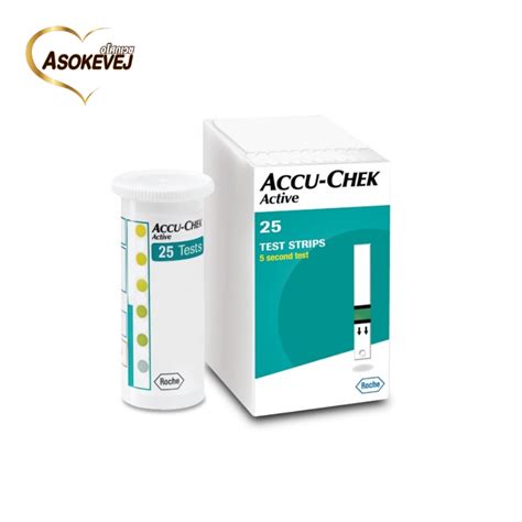 แผ่นวัดน้ำตาล Accu Chek Active 25 ชิ้น แอคคิว เช็ค แอคทีฟ Th