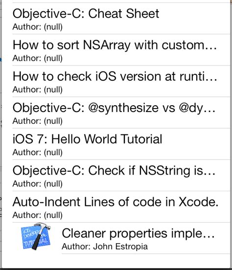 Ios Only Last Uitableview Cell Is Correct Rest Show Null Items