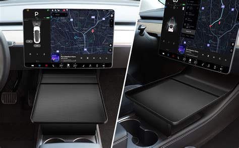Center Console Tray For Tesla Model Y 3 Car Food Tray