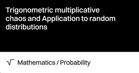 Trigonometric Multiplicative Chaos And Application To Random Distributions