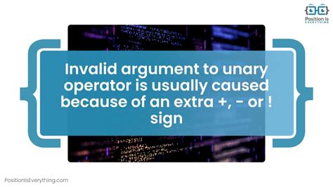 invalid argument to unary operator understanding this r error