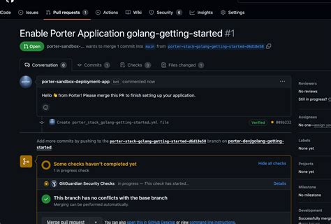 Deploy A Golang App Porter