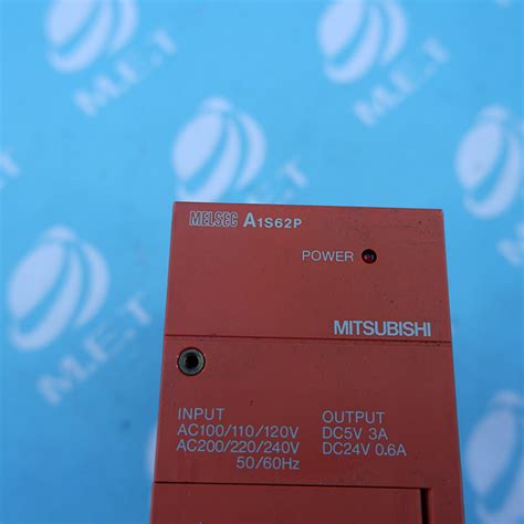 A1s62p [plc] Mitsubishi Power Supply A1s62p ㈜엠이티 산업 자동화 장비 수리 판매 전문