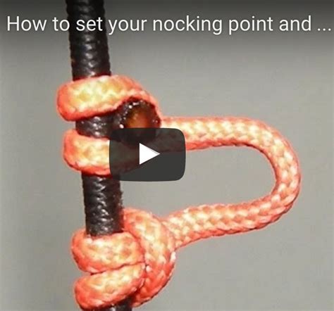 how to tie a string loop bowhunting