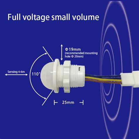 Led Pir Infrarood Motion Sensor Detection Automati Vicedeal