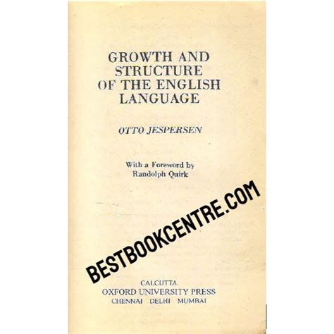 growth and structure of the english language book at best book centre