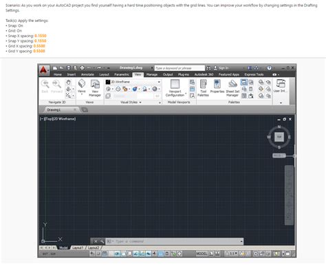 solved setting snap and grid settings in autocad autodesk community