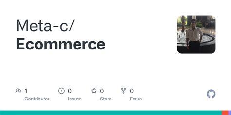 GitHub Meta C Ecommerce
