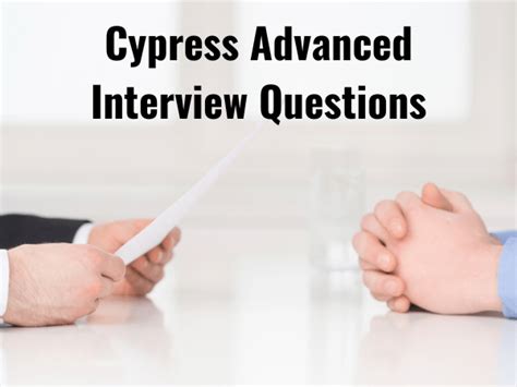 Top 79 Cypress Advanced Interview Questions 2024