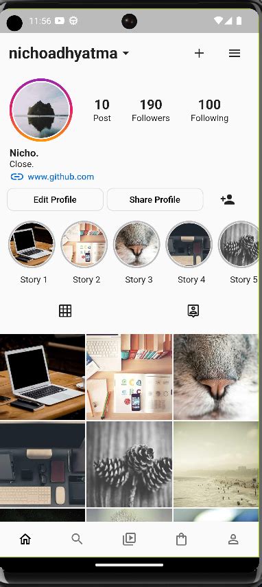 Github Nichoadhyatma Instagram Ui Slicing