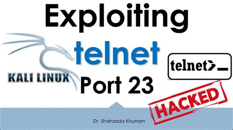 Exploiting Telnet 23 Kali Linux Metasploitable2 Lab Youtube