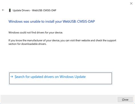Mbed Driver Causes Issues With WebUSB Driver Issue ARMmbed DAPLink GitHub