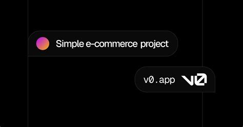 Simple E Commerce Project V0 By Vercel