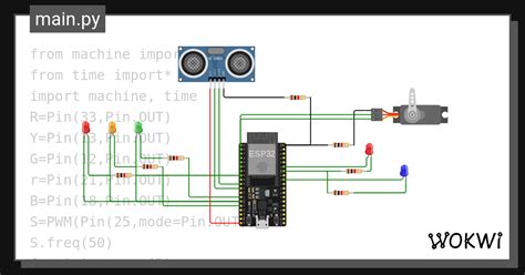 Train Wokwi ESP32 STM32 Arduino Simulator