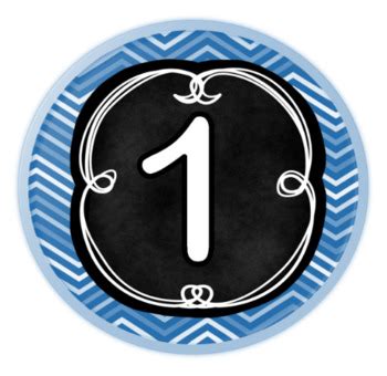 Fancy Table Numbers Editable Class Decoration By Small Socks TpT