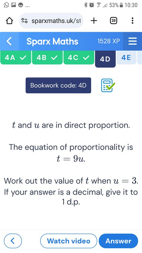 10 30 o sparxmathsuk st 20 Sparx Maths 1528 | StudyX