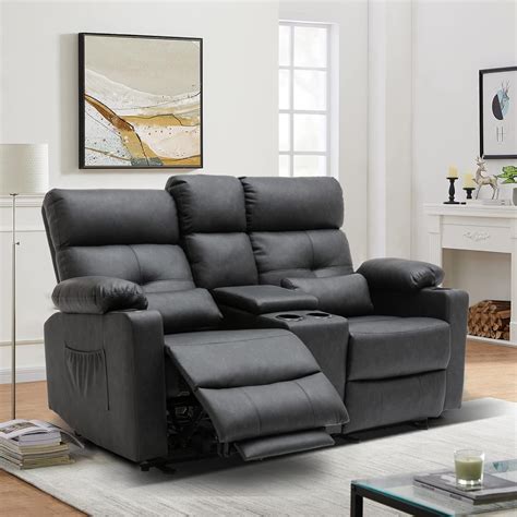 Riherefy 68 Rv Power Loveseat Sofa Wall Hugger Recliner