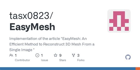 github tasx0823 easymesh implementation of the article easymesh an