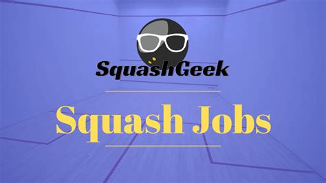 New Squash Job 02 08 2023 Cincinnati Squash Academyis Looking For A