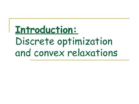 discrete optimization methods in computer vision nikos komodakis