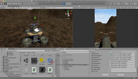 model wheel rotate in a wrong way when it s played unity engine