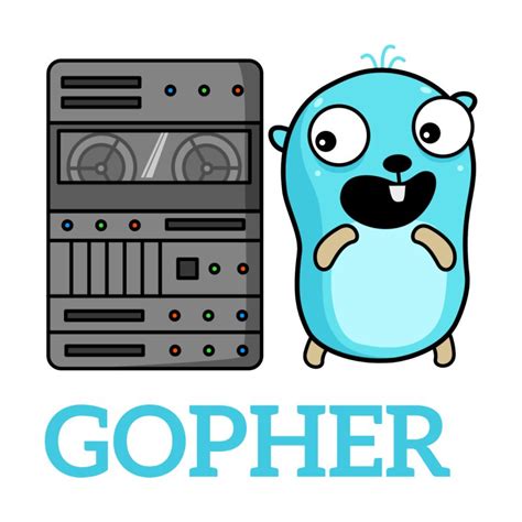 Gopher And Server Accessories Sticker Be Like A Gopher