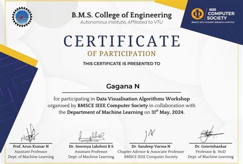 I Have Successfully Completed Data Visualization Algorithms Workshop In