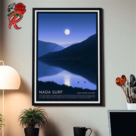 Nada Surf Moon Mirror Tour 2024 Home Decor Poster Canvas Reverholic