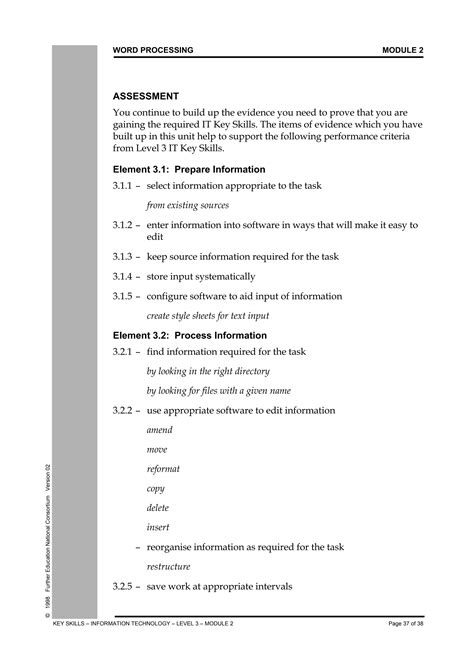 It Skills Module 2 Word Processing Pdf
