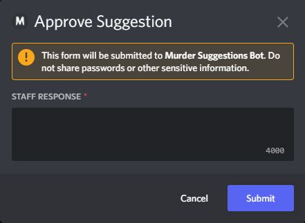 Suggestions Discord Bots Codefling