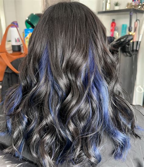 30 Coolest Blue Peekaboo Hair Color Ideas In 2026