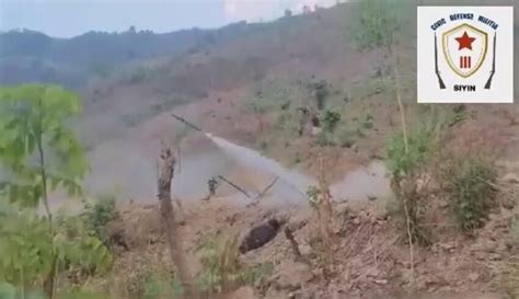 ပြည်သူများ ပြောင်းရွှေ့ရန် သတိပေးပြီးနောက် စစ်တပ်တပ်စွဲထားသော ကလေး