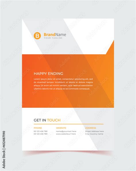 Brochure Template Layout Design Brochure Template Book Cover Yellow Minimal Business Profile