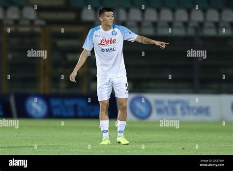 Min Jae Kim Of Ssc Napoli During A Pre Season Football Friendly Match Between Ssc Napoli And Rcd