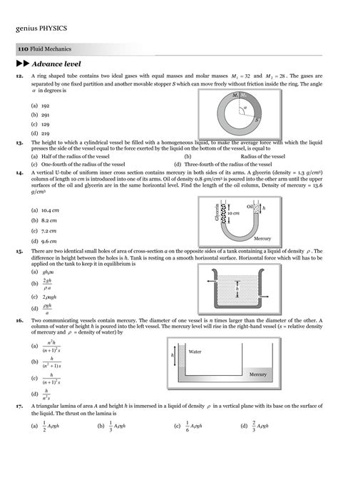 SOLUTION: Fluid mechanics practice problem - Studypool