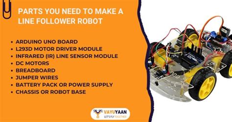 line follower robot using arduino step by step tutorial vayuyaan