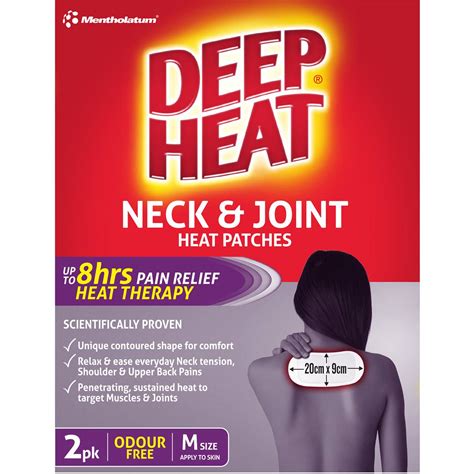 Deep Heat Neck And Joint Heat Patches 2 Pack Woolworths