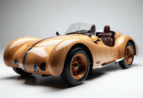 Wooden Classic Car Model Stable Diffusion Online