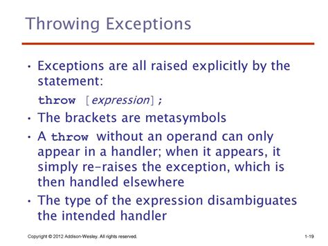 exception handling and event handling ppt download