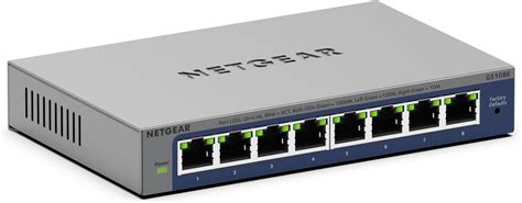 Netgear 8 Port Gigabit Ethernet Easy Smart Managed Switch Gs108e Managed
