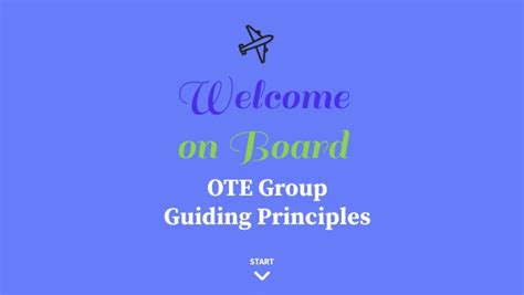 Guiding Principles Onboarding Genially