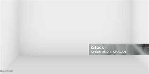 추상적 인 흰색 빈 방 흰색 벽 바닥 천장 어떤 질감없이 어두운 면 상자 상단보기 무색 3d 그림과 틈새 시장 빈 상자 템플릿 0명에 대한 스톡 벡터 아트 및 기타 이미지