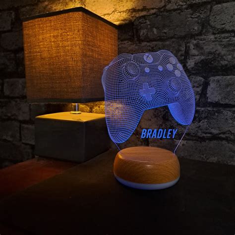 Personalised Controller LED Lamp Controller Night Light Gift