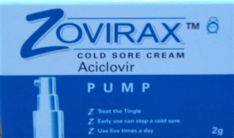 Medica Rcp Zovirax Cream Indications Side Effects Composition
