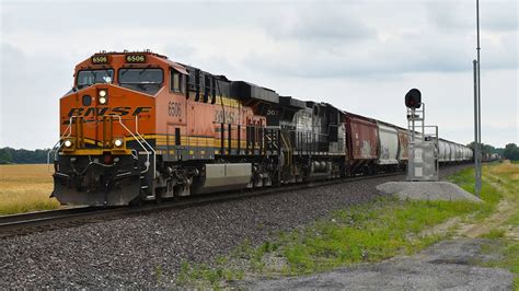 Bnsf Es44c4 6506 Leads Ns 167 Youtube