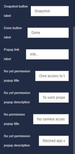 Webcam Photo Component Backendless Marketplace