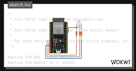 Wokwi Online ESP32 STM32 Arduino Simulator