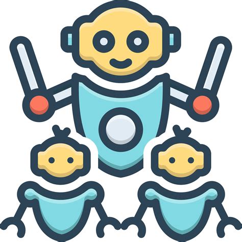 Color Icon For Robots Vector Art At Vecteezy