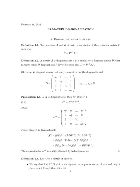 ch1 3 diagonalization pdf eigenvalues and eigenvectors algebra