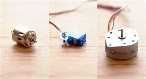 Different Types Of Motors Arduino Building Exciting Led Based Projects And Espionage Devices